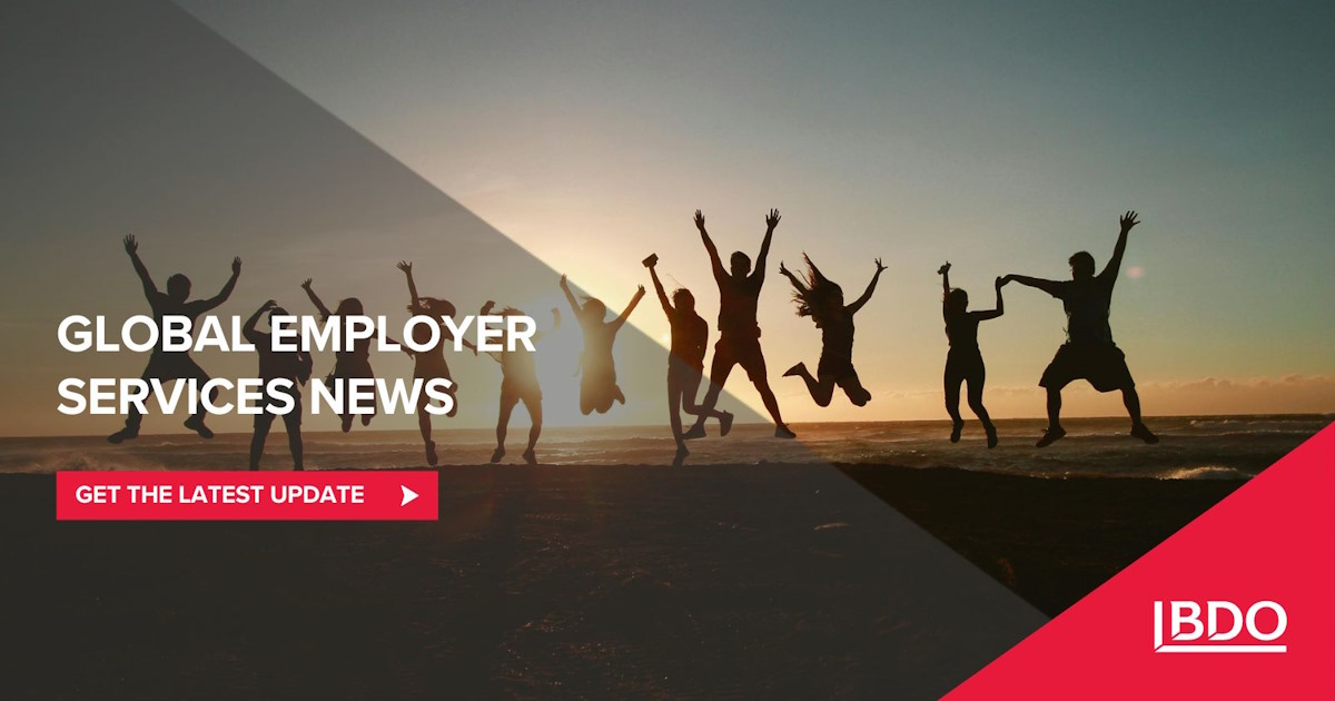 BDO Global Employer Services News - BDO